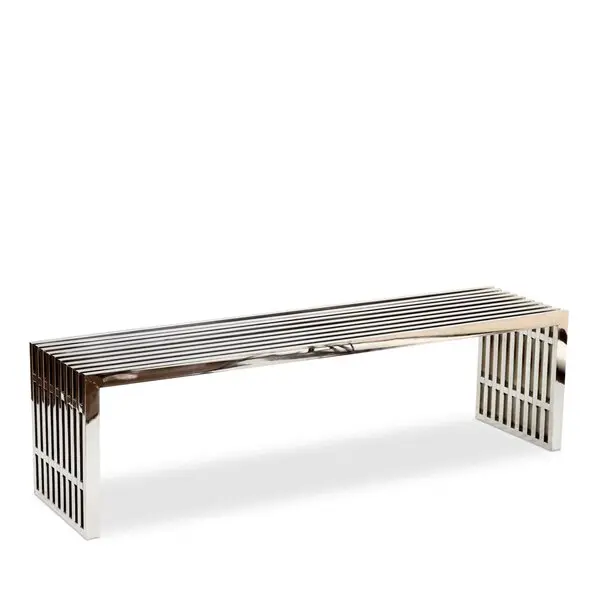 MODWAY Gridiron Large Stainless Steel Bench