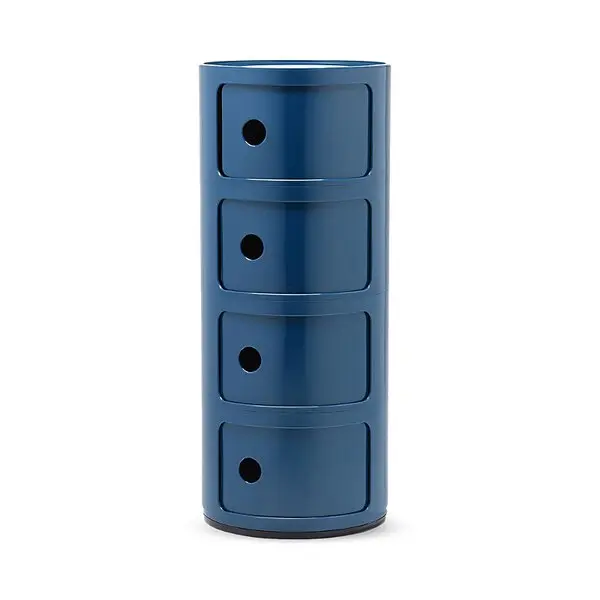 KARTELL Componibili Colors 4 Tier Storage Tower - Blue