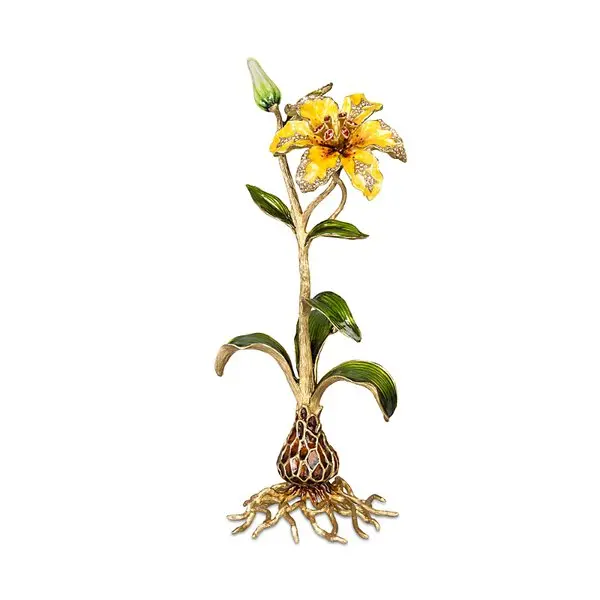 JAY STRONGWATER Delphina Lily Objet - Yellow