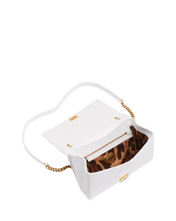 Dolce & Gabbana Medium Devotion Bag - Optic White/gold