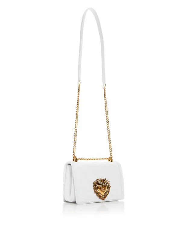 Dolce & Gabbana Medium Devotion Bag - Optic White/gold