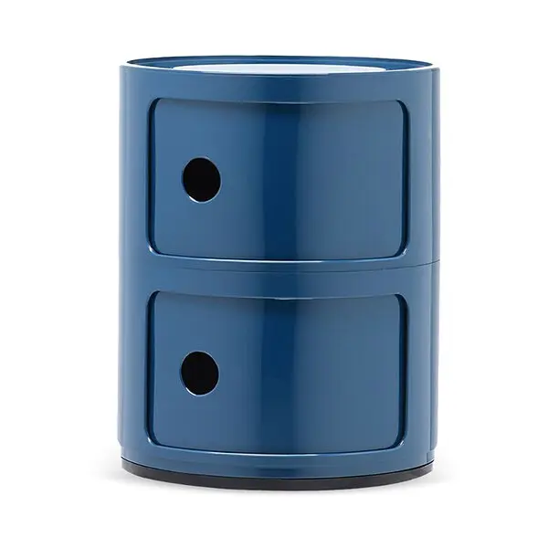KARTELL Componibili Colors 2 Tier Storage Tower - Blue