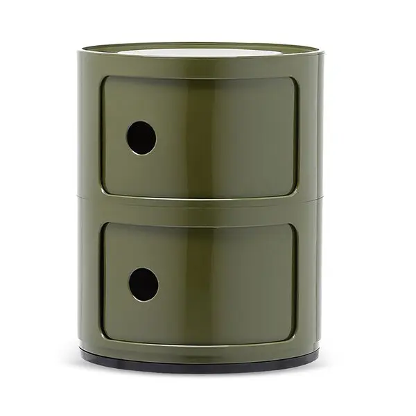 KARTELL Componibili Colors 2 Tier Storage Tower - Green
