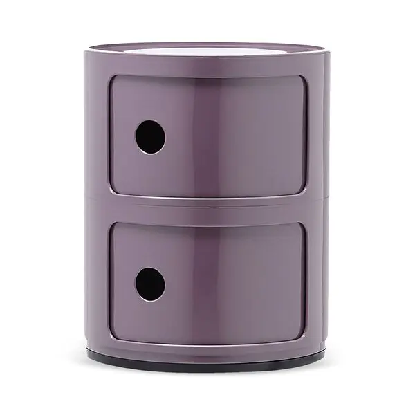 KARTELL Componibili Colors 2 Tier Storage Tower - Purple