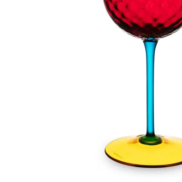 DOLCE & GABBANA CASA Red Wine Glass - Red Multi