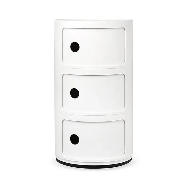 KARTELL Componibili Colors 3 Tier Storage Tower - White