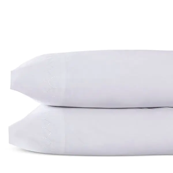 JOHN ROBSHAW Stitched King Pillowcases, Set Of 2 - White