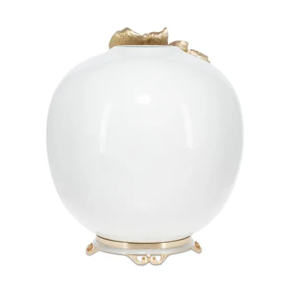 JAY STRONGWATER Magnolia Vase - White Multi