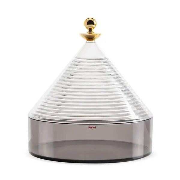 KARTELL Trullo Container - Crystal/smoke Gray