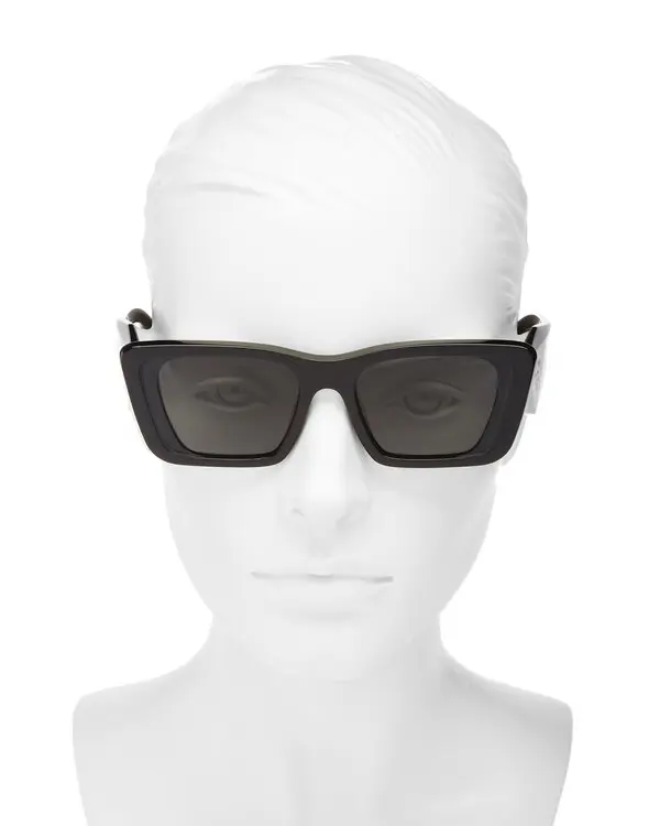 Prada Symbole Butterfly 51mm Sunglasses - Black/gray