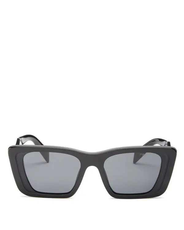 Prada Symbole Butterfly 51mm Sunglasses - Black/gray