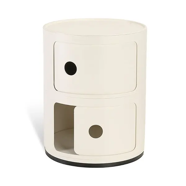 KARTELL Componibili Recycled 2 Tier Storage Tower - White