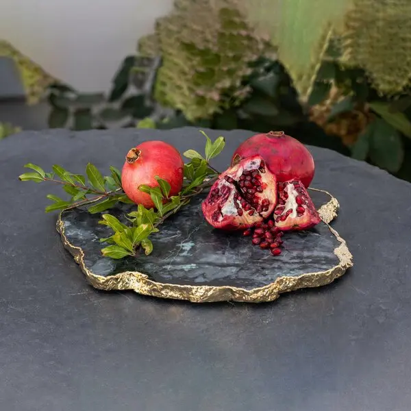ANNA NEW YORK Kiva Platter & Gold