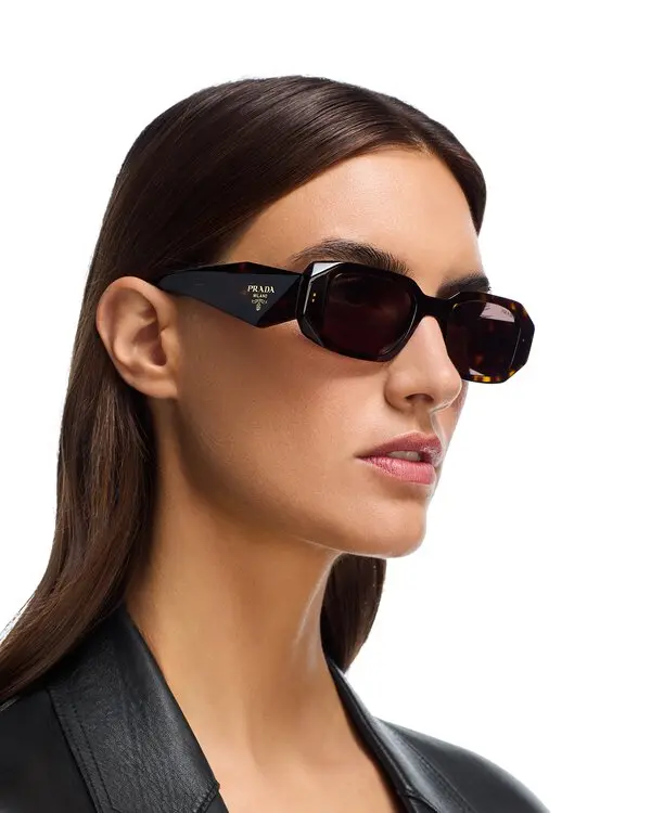 Prada Symbole Rectangular Sunglasses