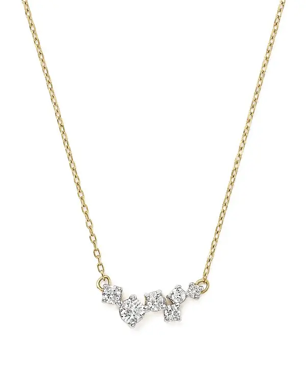 Adina Reyter 14k Yellow Gold Diamond Necklace - White/gold