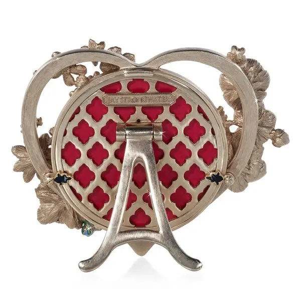 JAY STRONGWATER 4 Round Bouquet Heart Frame