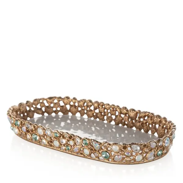 JAY STRONGWATER Bejeweled Tray - Opal