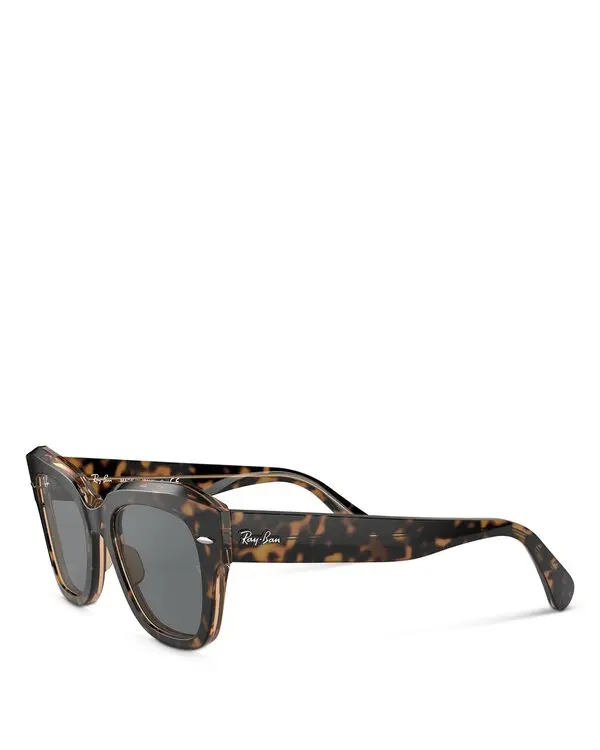 Ray-ban State Street Square Sunglasses - Havana/dark Gray