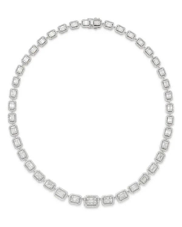 Bloomingdale'S Diamond Mosaic Necklace
