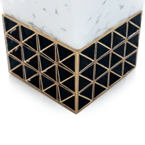 JAY STRONGWATER Pyramid Vase