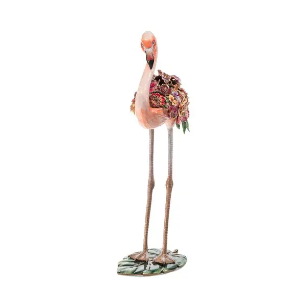 JAY STRONGWATER Floral Flamingo