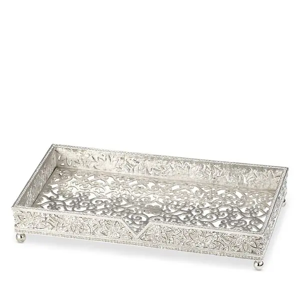 OLIVIA RIEGEL Windsor Guest Towel Holder - Silver