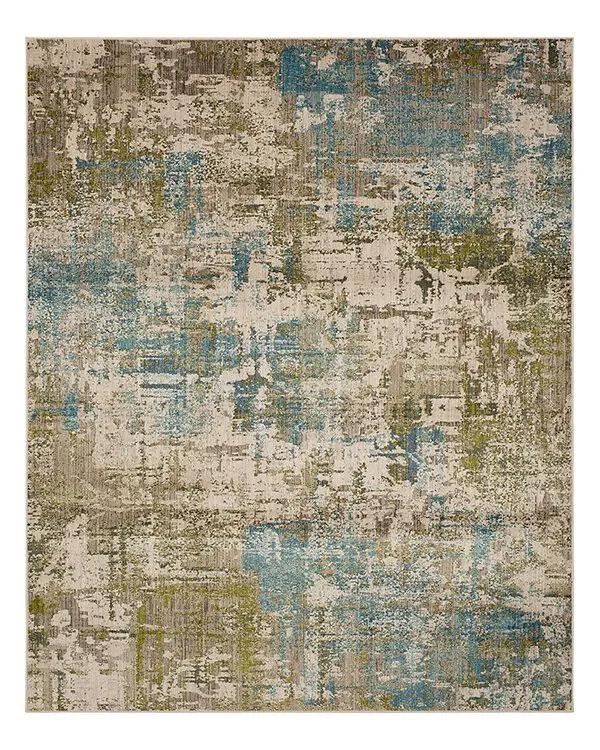 KARASTAN Elements Olivine Area Rug, 5'3 X 7'10 - Lagoon