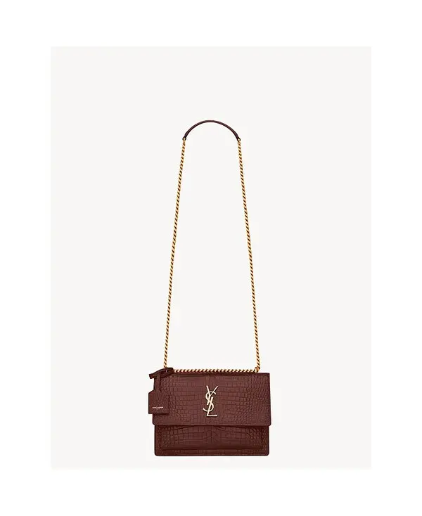 Saint Laurent Sunset Shoulder Bag - Red Velvet