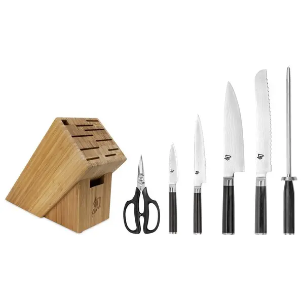 SHUN Classic 7-piece Essential Knife Block Set