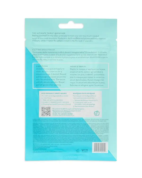 PATCHOLOGY Hydrate Thirst Quenching Sheet Mask, Pack Of 2