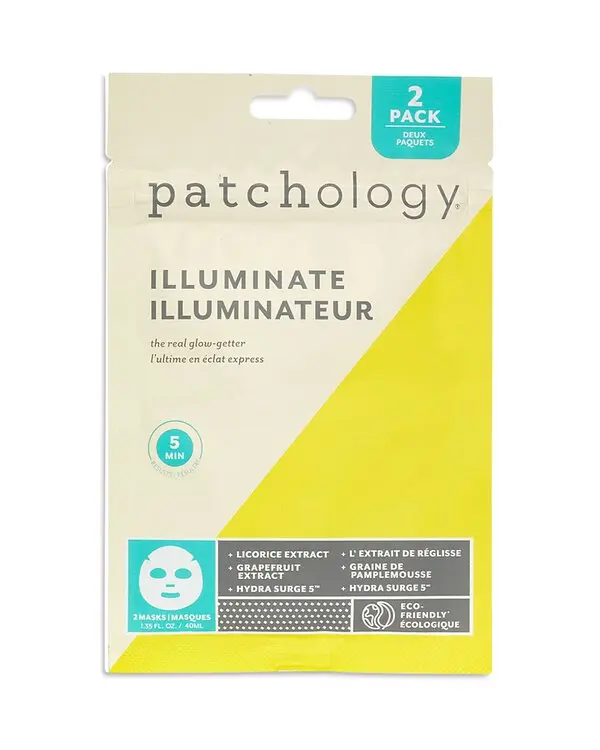 PATCHOLOGY Illuminate The Real Glow Getter Sheet Mask, Pack Of 2 - No Color