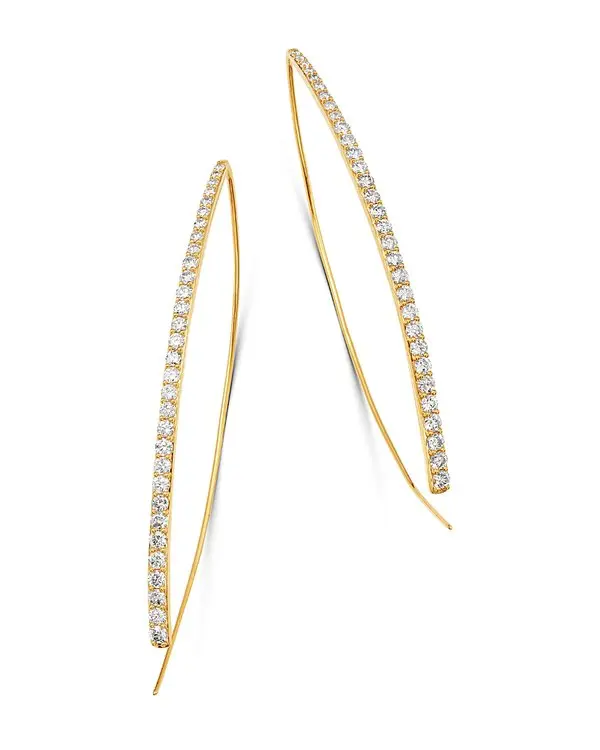Bloomingdale'S Diamond Threader Earrings - White/gold