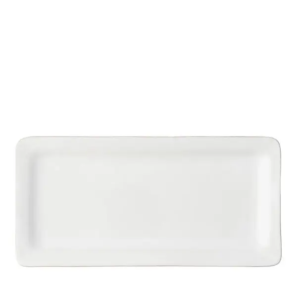 JULISKA Puro Rectangular Appetizer Platter - Whitewash