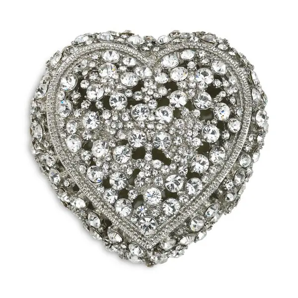 OLIVIA RIEGEL Princess Heart Box - Silver