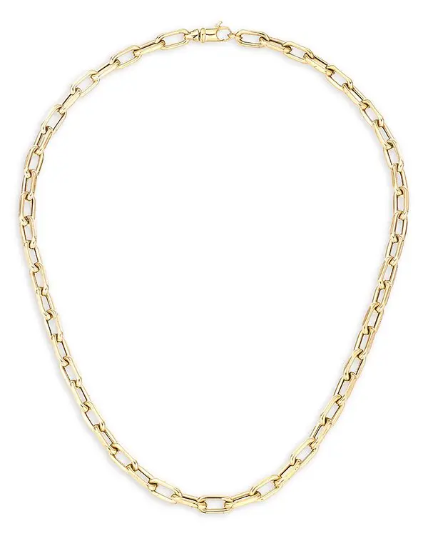 Adina Reyter 14k Yellow Oval Link Necklace - Gold