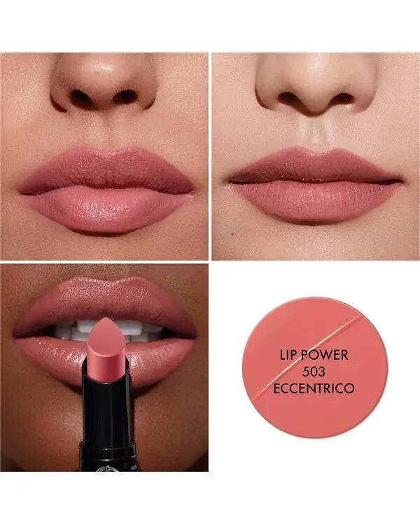 ARMANI Lip Power Long Lasting Satin Lipstick - Eccentrico