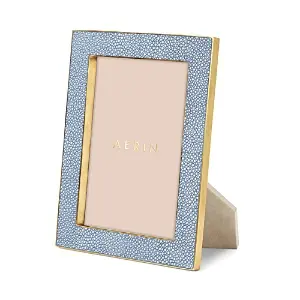 Aerin Classic Shagreen Frame, 5 X 7 - Blue