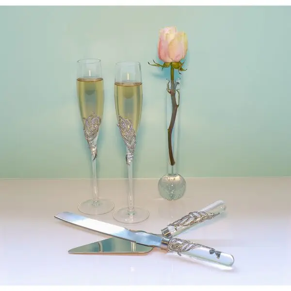 OLIVIA RIEGEL Mora Flute Set Of 2