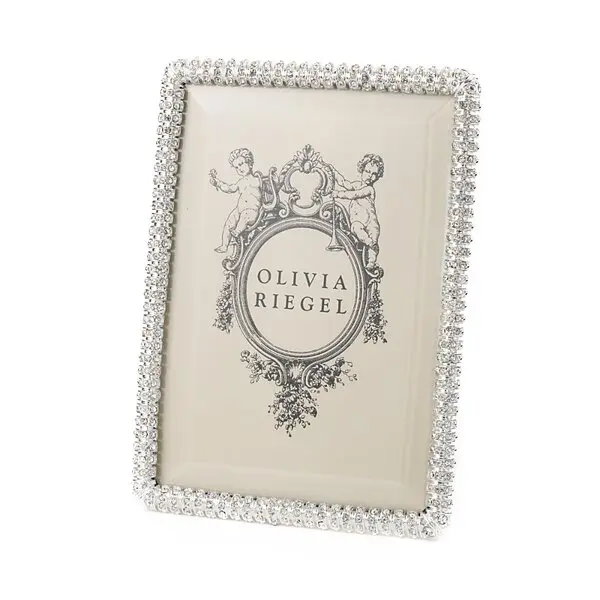 OLIVIA RIEGEL Crystal Chelsea Frame, 5 X 7 - Silver