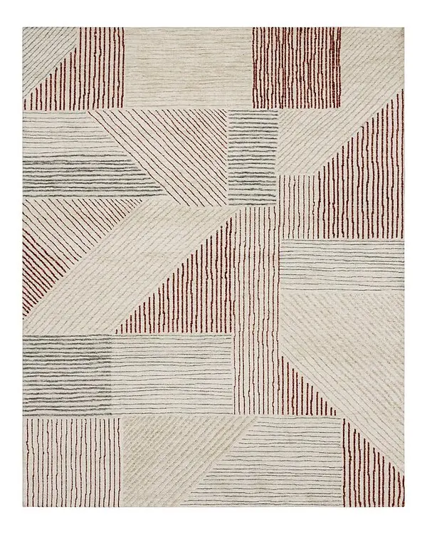 DREW & JONATHAN HOME Bowen Central Valley Area Rug, 8' X 10 - Red