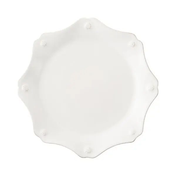 JULISKA Berry & Thread Scallop Dessert/salad Plate - Whitewash