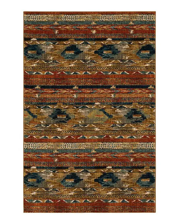 KARASTAN Spice Market Infused Area Rug, 5'3 X 7'10 - Aquamarine