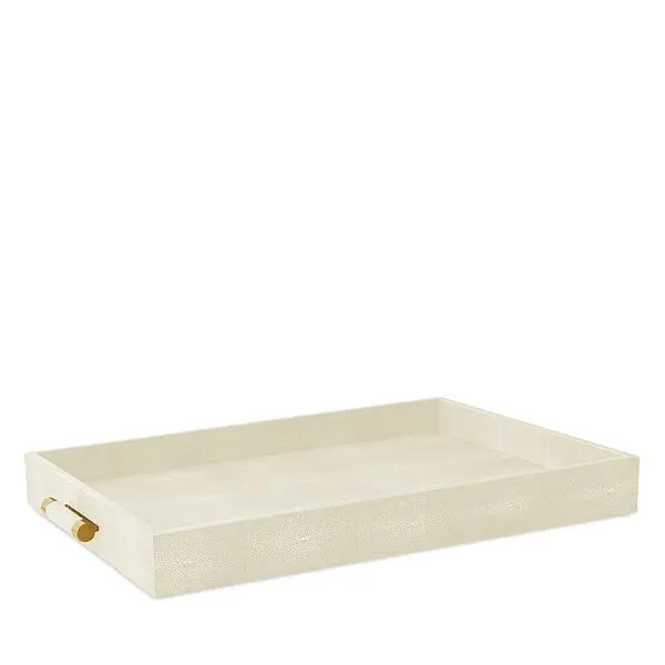 Aerin Classic Shagreen Butler Tray - Cream