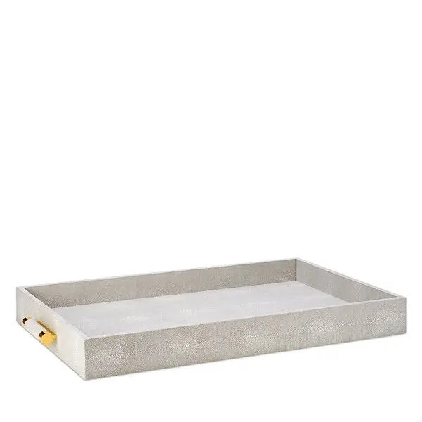 Aerin Classic Shagreen Butler Tray - Dove