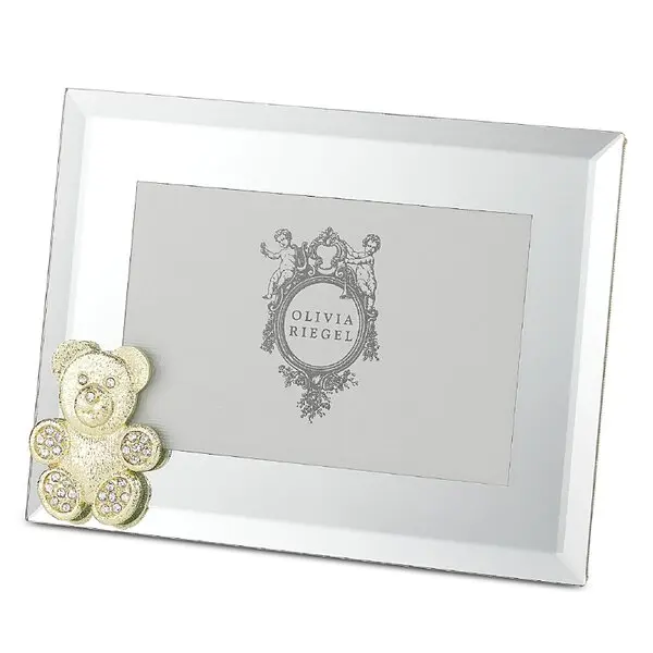 OLIVIA RIEGEL Teddy Bear 4 X 6 Picture Frame - Gold