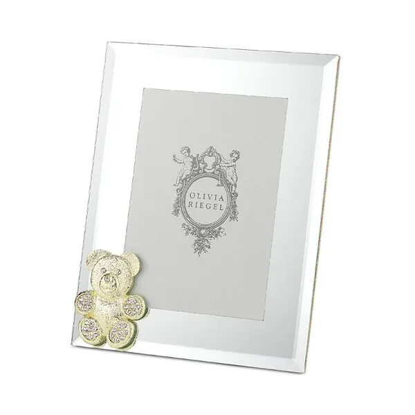 OLIVIA RIEGEL Teddy Bear 5 X 7 Picture Frame - Gold