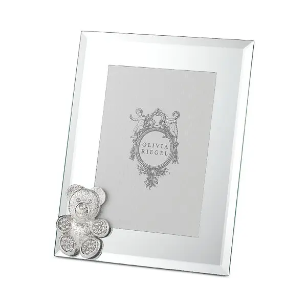 OLIVIA RIEGEL Teddy Bear 5 X 7 Picture Frame - Silver