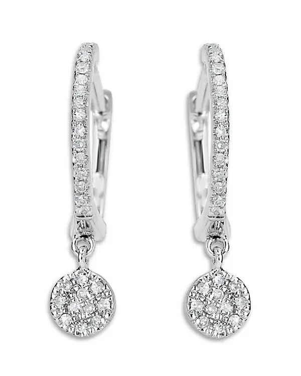 Meira T 14k Gold Diamond Earrings - White
