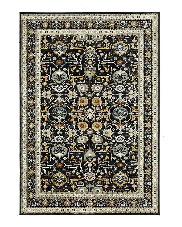 KARASTAN Zephyr Amphora Area Rug, 8' X 10 - Black