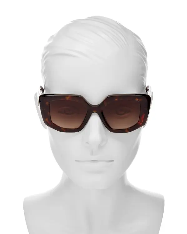 Prada Symbole Geometric Sunglasses - Tortoise